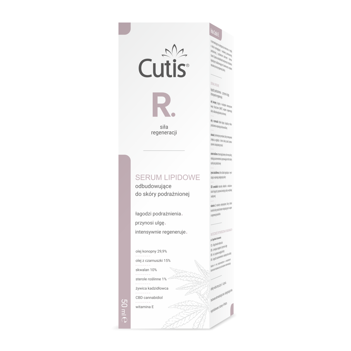 CUTIS R–REGENERACJA serum lipidowe odbudowujące do skóry podrażnionej ...